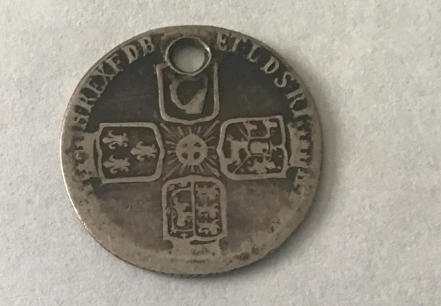 GEORGE II SILVER shilling coin, likely From 1750. Sterling Silver. £52. ...