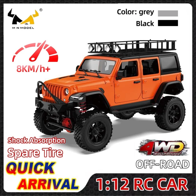 MN MODEL MN128 RC Pickup 1/12 2.4G 4WD Off-road Remote Control Truck ...