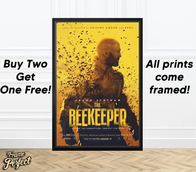 FRAMED THE BEEKEEPER Movie Poster | A3 | Wall Art | Home Decor | EUR 38 ...