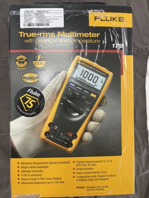 FLUKE 179 TRUE RMS Multimeter £119.07 - PicClick UK