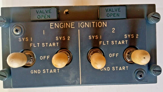 BOEING B747-200 COCKPIT Overhead Panel Engine Ignition Module EUR 179 ...