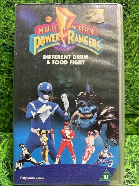 MIGHTY MORPHIN POWER Rangers Vhs Tape Ft.Episodes Different Drum And ...