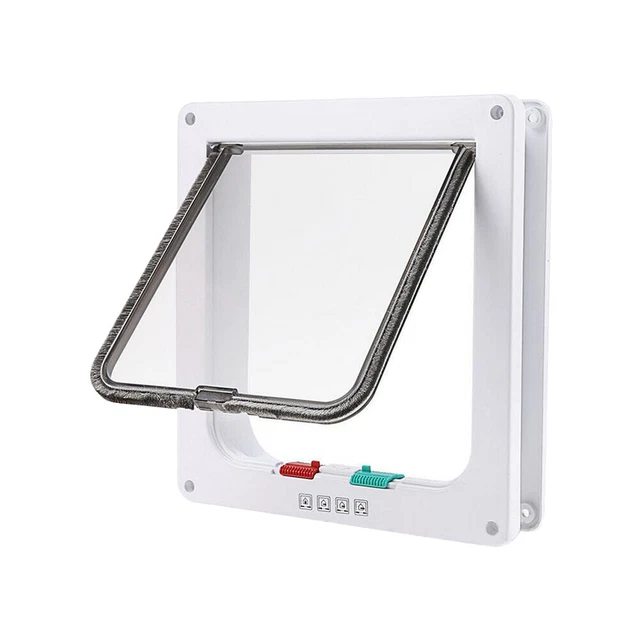 LOCKABLE PLASTIC FLAP Doors Humanity Design for Interior Exterior (M) £ ...