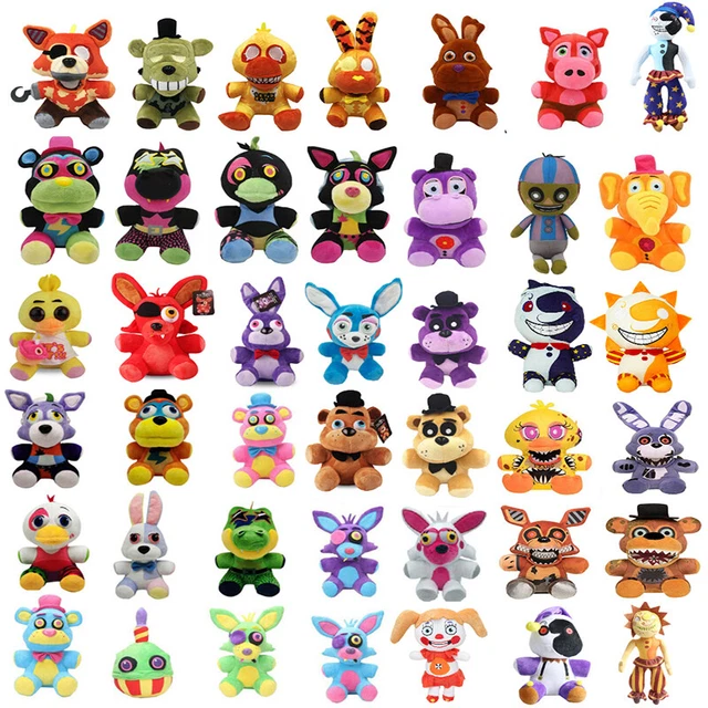 FNAF FIVE NIGHTS at Freddy's Plushie Toys Plush Doll Bear Foxy Bonnie ...