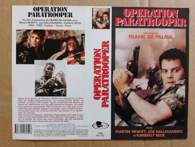JAQUETTE VHS - Operation Paratrooper - Vhs Sleeve - Joe Dallesandro EUR 7,00 - PicClick FR