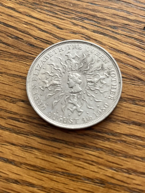 GREAT BRITAIN 25 Pence Crown 1980 Coin Elizabeth II Queen Mother C196 £ ... GREAT BRITAIN 25 Pence Crown 1980 Coin Elizabeth II Queen Mother C196 £ ...