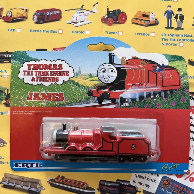 ERTL THOMAS THE Tank Engine And Friends - James - Sealed In Original ...