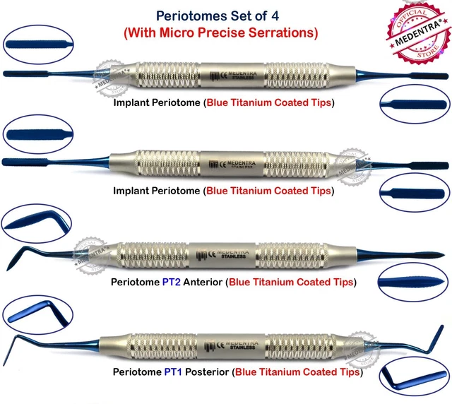 DENTAL FLEX PERIOTOME Tooth Extraction Atraumatic Periodontal Ligament ...