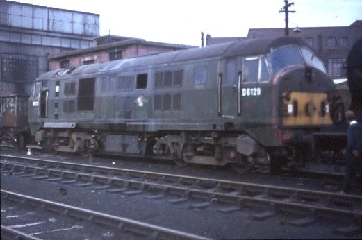 ORIGINAL COLOUR SLIDE of D6129 BR class 29 diesel loco £7.99 - PicClick UK