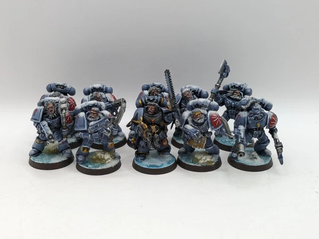 WARHAMMER 40K: SPACE Marine Space Wolves Grey Hunters (BC108) $75.90 ...