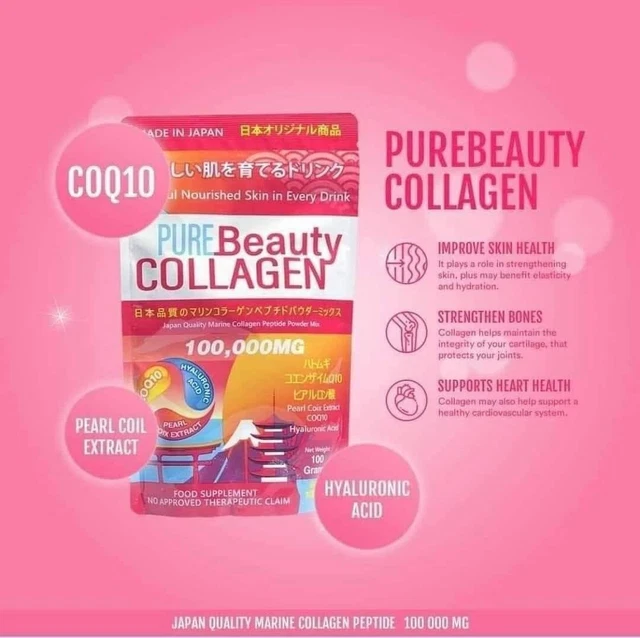 1 PURE BEAUTY Collagen Powder 100,000mg Original 100grams £32.45 ...