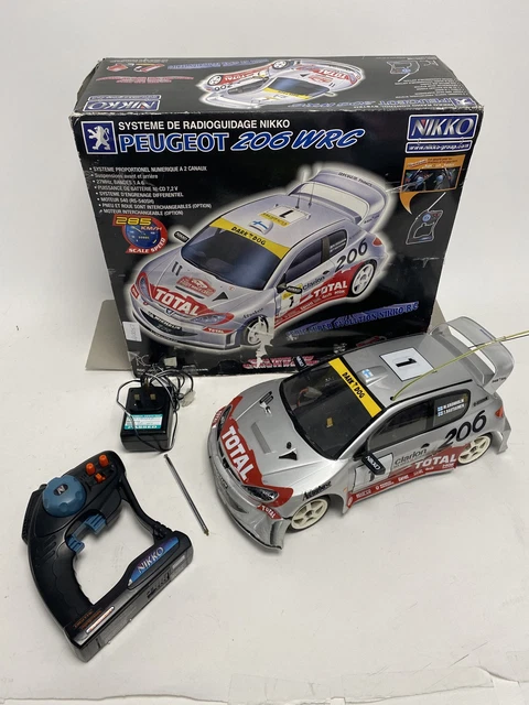 NIKKO PEUGEOT 206 WRC R/C Car Super Evolution Series Boxed Spares ...