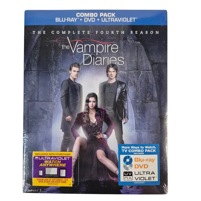 THE VAMPIRE DIARIES Complete Fourth Season Blu ray Brand New Sealed $23 ...