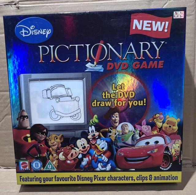 DISNEY PICTIONARY DVD Game Family Fun Board Game 2007 Complete £6.95 ...