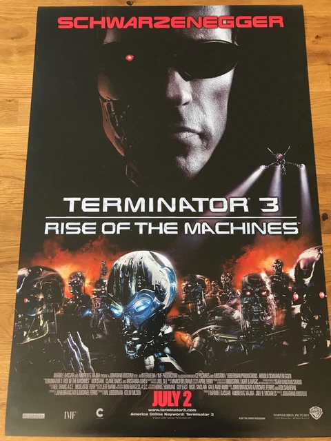 MOVIE POSTER Terminator 3 Rise of the Machines 430mm x 640mm £3.99 ...