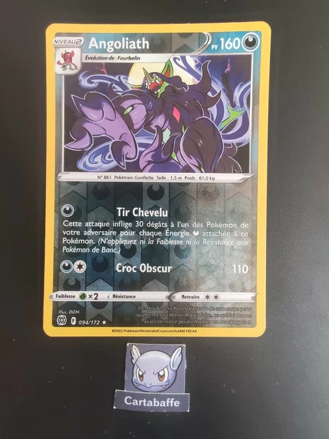 CARTE POKÉMON ANGOLIATH 094/172 Reverse EB09 EB9 Stars Etincelantes ...