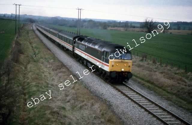 35MM BRITISH RAILWAY Slide - BR Class 47 No. 47819 InterCity at Chilson ...