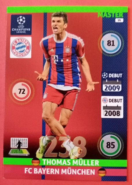 LIGUE DES CHAMPIONS 2014/15 Master Card Thomas Muller du Bayern Munich ...