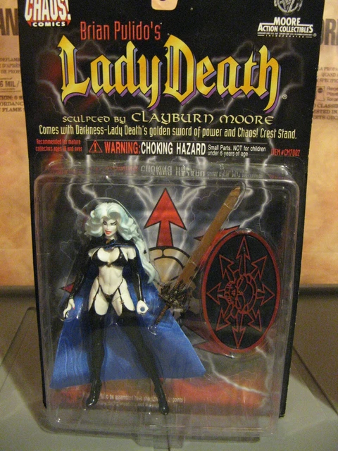 CHAOS COMICS MOORE Lady Death Golden Sword Figure Sealed $20.00 ...