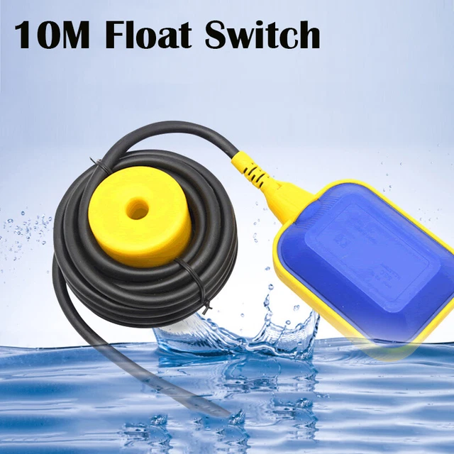 10M FLOAT SWITCH Automatic Cable Water Level Control Pump For Pool ...