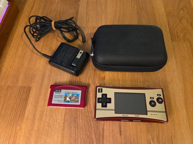 NINTENDO GAME BOY Micro 20th Anniversary Edition Famicom W/charger ...
