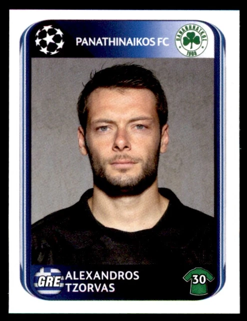 PANINI CHAMPIONS LEAGUE 2010-2011 Alexandros Tzorvas Panathinaikos FC N ...