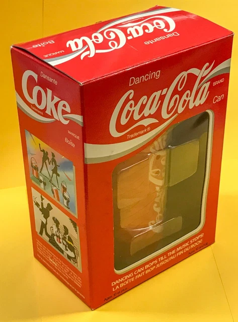 COCA-COLA DANCING CAN TAKARA ORIGINALE VINTAGE 80s, TESTATA , CON ...