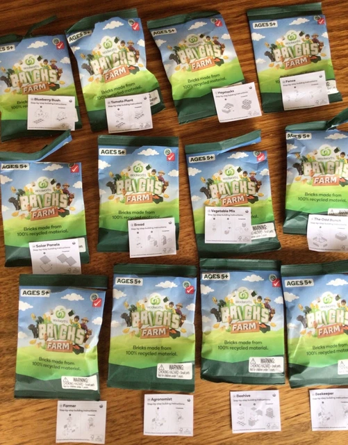 WOOLWORTHS BRICKS FARM 2023 Complete your set Sold individually Free ...