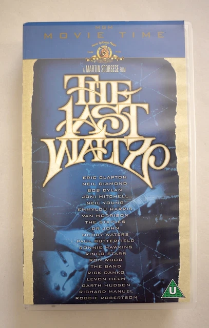 THE LAST WALTZ - Eric Clapton - Neil Diamond - PAL VHS Video Tap Good ...