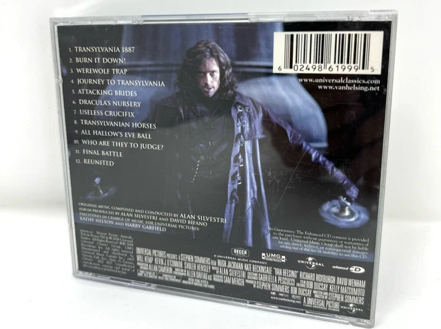 VAN HELSING ALAN Silvestri Original Motion Picture Soundtrack CD $18.99 ...