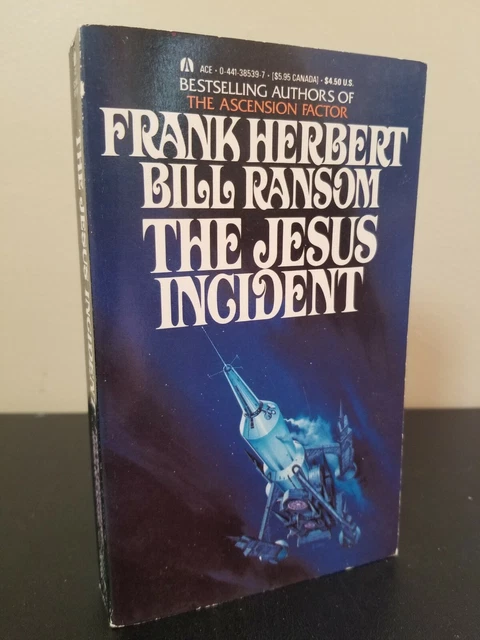 THE JESUS INCIDENT Frank Herbert Bill Ransom (1987) Ace 2nd Printing ...