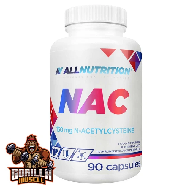 ALL NUTRITION NAC 90 Capsules Free P&P £9.90 - PicClick UK