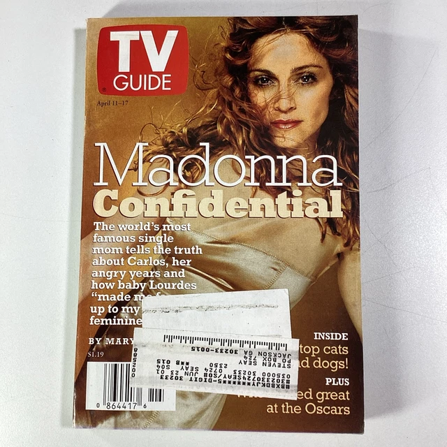 TV GUIDE 1998 Atlanta GA Madonna Bridges Spade Franz Tiger Woods 90210 ...