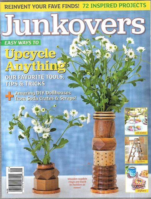 JUNKOVERS MAGAZINE-JUNK ART, Flea Market Crafts, Upcycle Anything-Ideas ...
