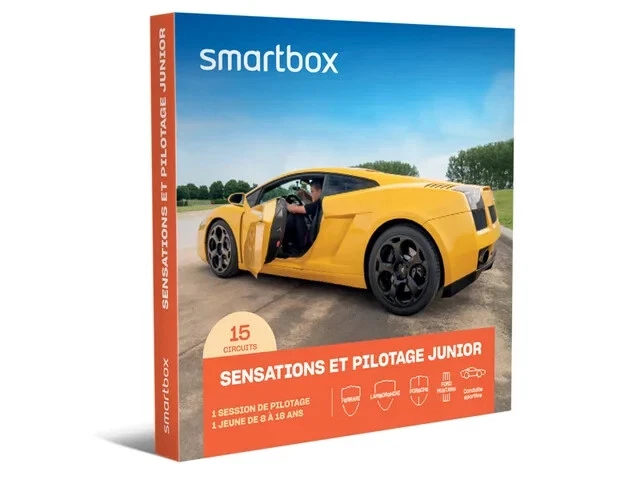 COFFRET SMARTBOX - Sensations et pilotage junior - Valeur 99,90€ EUR 64 ...