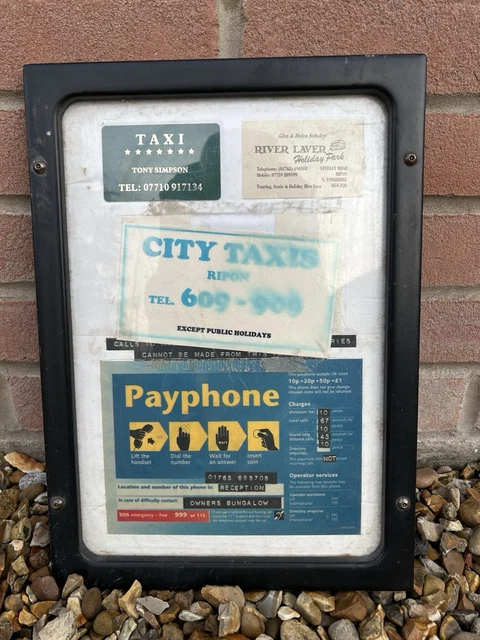 KX 100 TELEPHONE Box Notice Board/sign £26.70 - PicClick UK