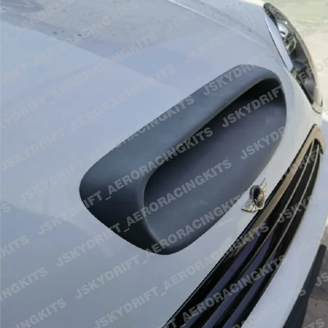 FOR MINI COOPER R53 FRP Unpainted Front Hood Scoop Bonnet Air Vent Duct ...
