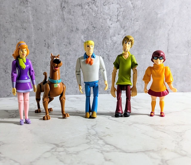 Scooby Doo Mystery Solving Crew 5 Action Figure Set £8 99 Picclick Uk