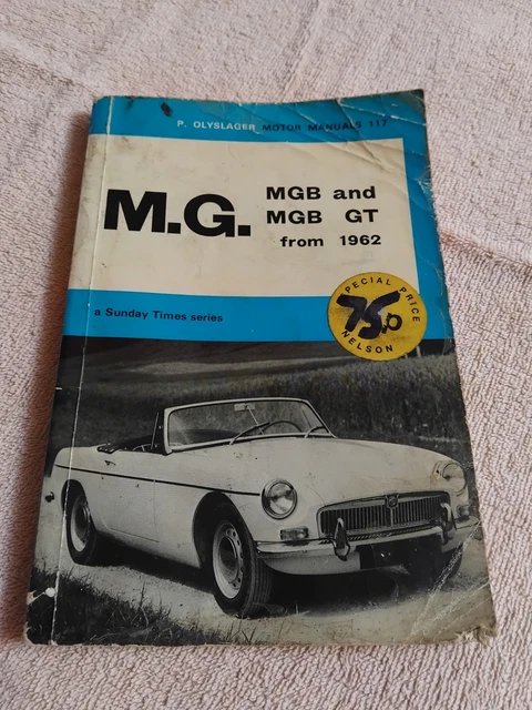 MG MGB ROADSTER GT Olyslager Owners Workshop Manual Handbook Used FREE ...