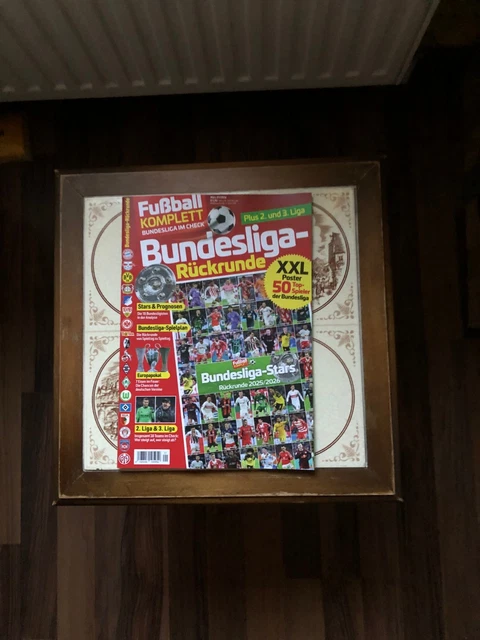 FUSSBALL KOMPLETT BUNDESLIGA-RÜCKRUNDE 2025/2026+XXL Poster !!!BRANDNEU ...