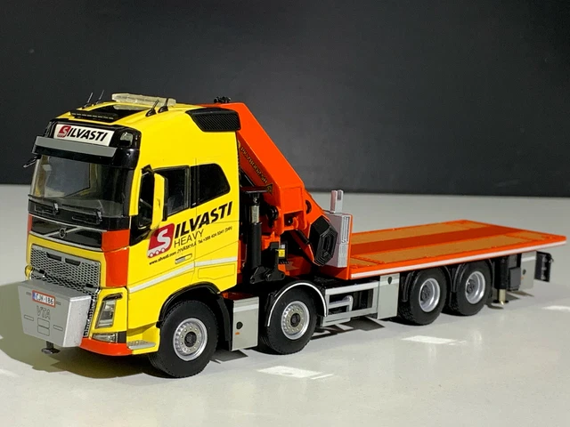 VOLVO FH4 GLOBETROTTER palfinger crane "Silvasti" WSI truck models 01 ...