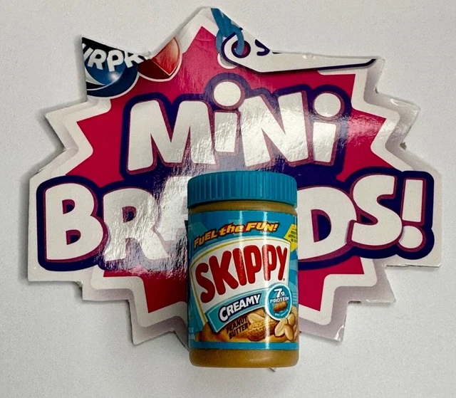 *ZURU MINI BRANDS Toy Collectible * Skippy Creamy Peanut Butter £2.75 ...