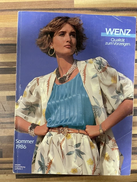 WENZ KATALOG SOMMER 1986 Modekatalog EUR 25,00 - PicClick DE