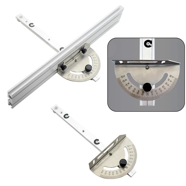 TABLE SCIES ANGLE Poussoir Guide D'Onglet Appui Bande Rails Règle ...
