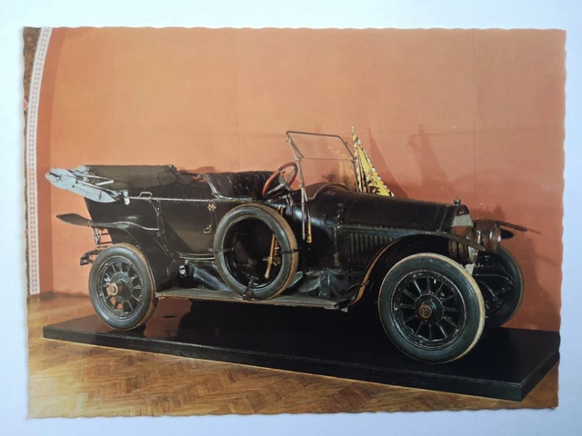 VINTAGE CAR AUTOMOBILE army history museum Vienna oldcar WW1 postcard £ ...