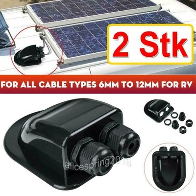 2 X ROOF bushings 2 x Solar cable bushing motorhome Caravan Camper DHL ...