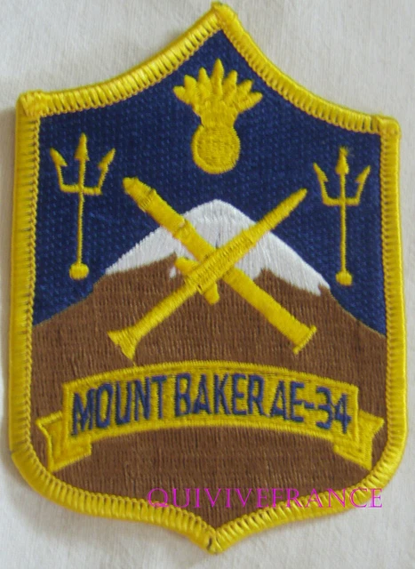 PUS483 - US Navy Uss Mount Baker Ae-34 Patch EUR 14,99 - PicClick FR