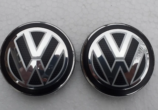 2 X VW GOLF MK7 GTI GTD GT ALLOY WHEEL CENTRE CAP 5G0601171 VW TIGUAN T ...