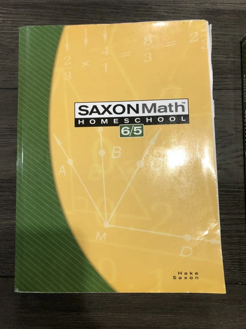 SAXON MATH 6/5: Homeschool, 3rd Textbook, Tests And worksheets- Read ...