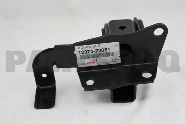 1237221070 GENUINE TOYOTA INSULATOR, ENGINE MOUNTING, LH(FOR TRANSVERSE ...
